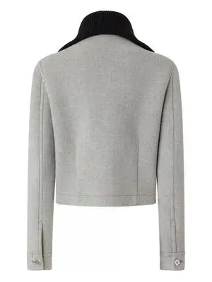 Pinko Ribbed-collar Jacket