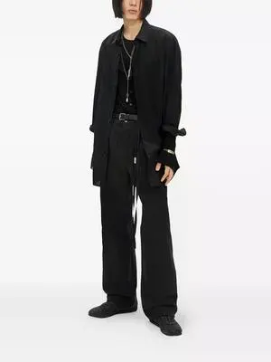 ANN DEMEULEMEESTER Draped Cotton Shirt