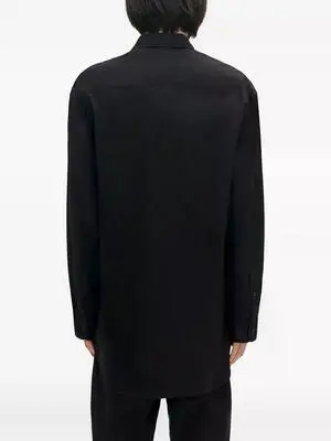 ANN DEMEULEMEESTER Draped Cotton Shirt
