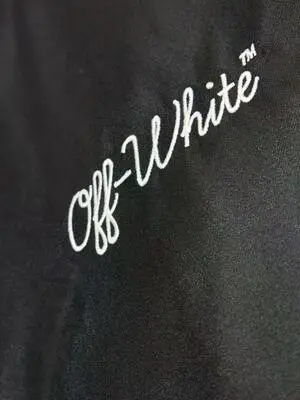 Off-White Logo-embroidered Bomber Jacket