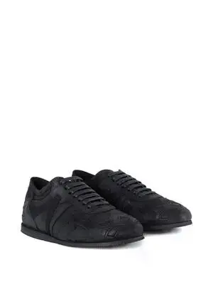 ANN DEMEULEMEESTER Leather Flame-pattern Sneakers