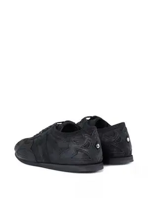 ANN DEMEULEMEESTER Leather Flame-pattern Sneakers