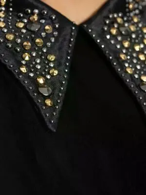 Versace Embellished-collar Bodysuit