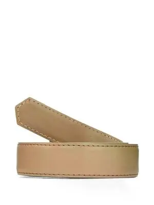 Karl Lagerfeld Rectangular-buckle Leather Belt