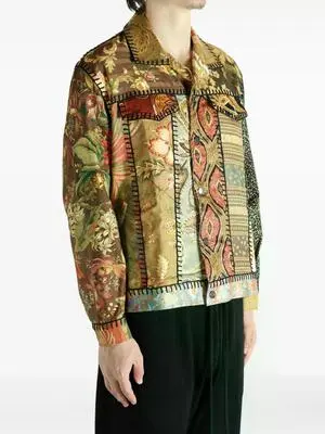 EMERGENCY ROOM Patchwork Floral-print Jacket