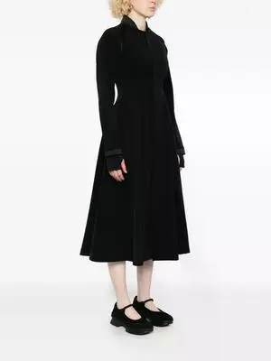 Y3 Pleated Padded Midi Dress
