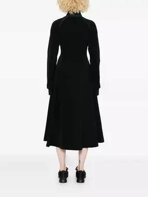 Y3 Pleated Padded Midi Dress