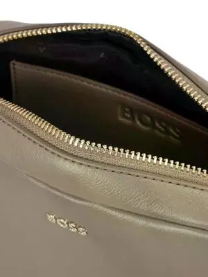BOSS Logo-plaque Zip Shoulder Bag