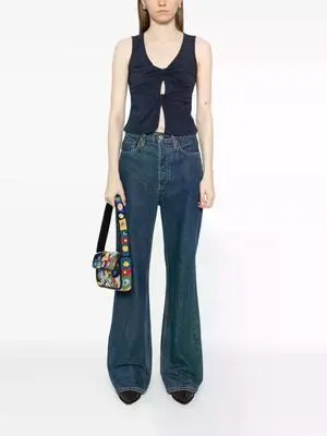 REFORMATION Tefi Vest Top - Blue