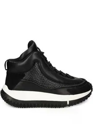 4CCCCEES Snakeskin-panel Leather Sneakers