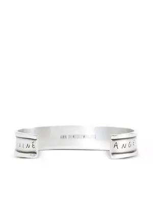 ANN DEMEULEMEESTER Engraved Cuff Bracelet