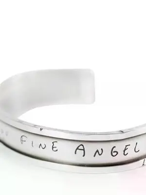 ANN DEMEULEMEESTER Engraved Cuff Bracelet