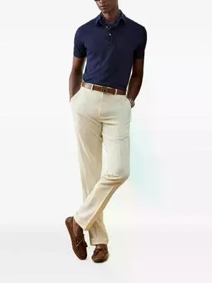 Ralph Lauren Purple Label Short-sleeved Polo Shirt - Blue