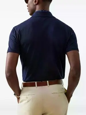Ralph Lauren Purple Label Short-sleeved Polo Shirt - Blue