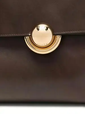 Furla Domus Circular-detail Leather Shoulder Bag