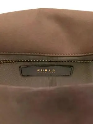 Furla Domus Circular-detail Leather Shoulder Bag