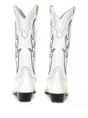 SONORA Flame-embroidered Cowboy Boots