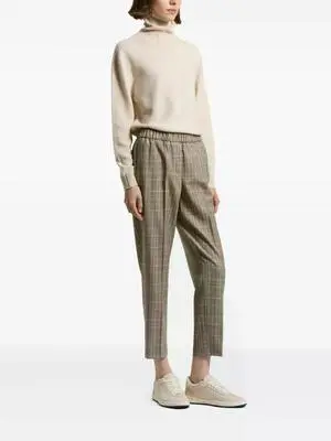 Peserico Check-pattern Trousers