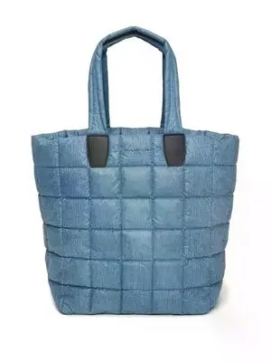 VEECOLLECTIVE Quilted Denim Tote Bag