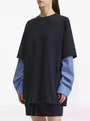 B+AB Layered Cotton T-shirt