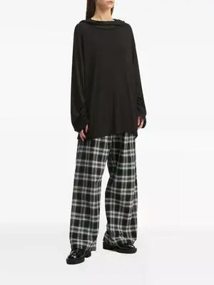 B+AB Hooded Check-print Set