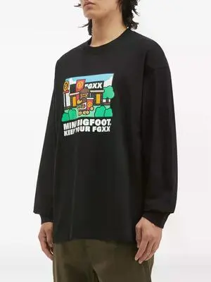 FINGERCROXX Graphic Long-sleeve Top