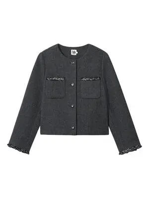 B+AB Braided-trim Pocket Jacket
