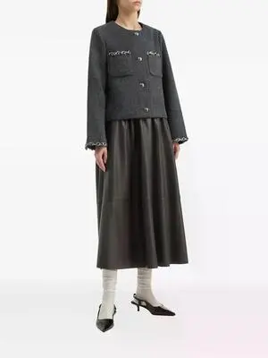 B+AB Braided-trim Pocket Jacket