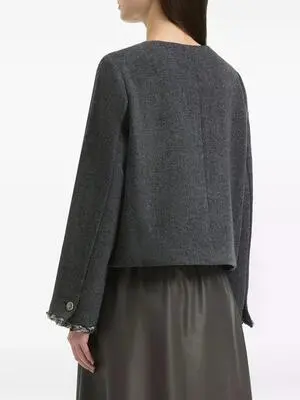 B+AB Braided-trim Pocket Jacket