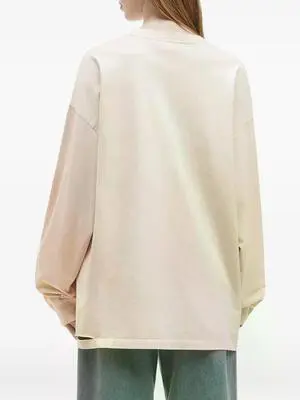 MINI CREAM Logo Long-sleeve Top