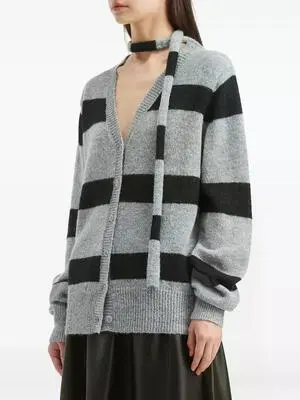 B+AB Striped Cardigan