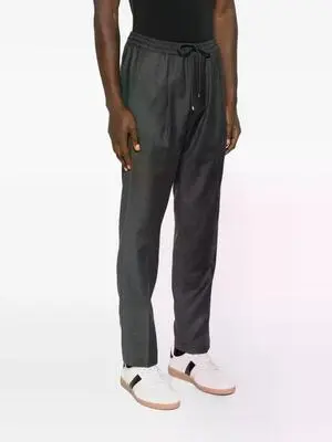 BRIGLIA 1949 Pleated Drawstring Trousers - Grey