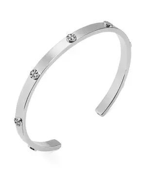 Tory Burch Miller Studded Cuff Bracelet - Silver