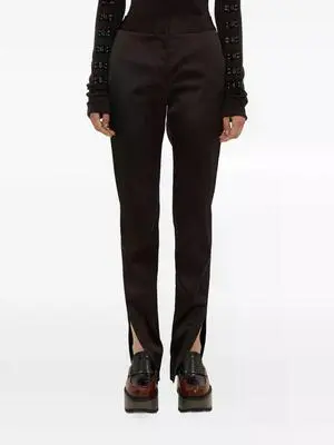 OLIVIER THEYSKENS Split-hem Satin Trousers