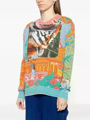 PENULTIMATE Graphic-print Jumper