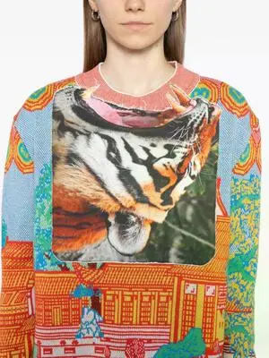 PENULTIMATE Graphic-print Jumper