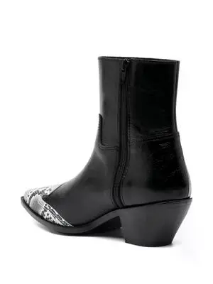 Junya Watanabe 50mm Snakeskin-print Boots