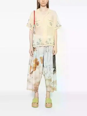 PENULTIMATE Graphic-print Trousers