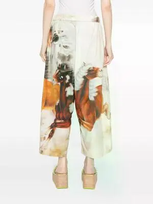 PENULTIMATE Graphic-print Trousers
