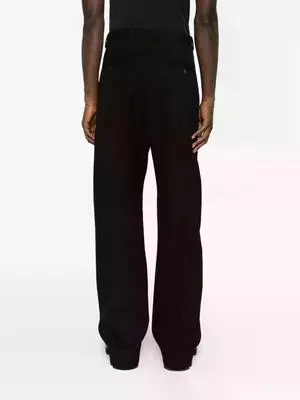 Rick Owens Pressed-crease Trousers