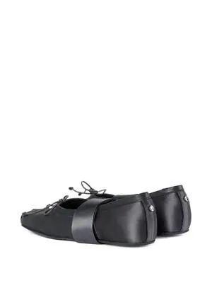 ANN DEMEULEMEESTER Satin Ribbon Ballet Flats
