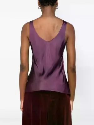 Dixie V-neck Sleeveless Satin Top