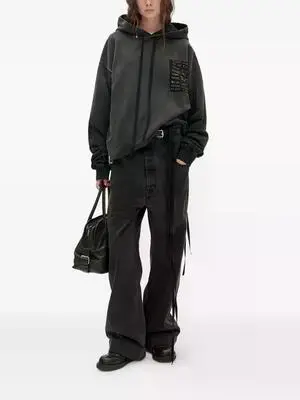 ANN DEMEULEMEESTER Cotton Drawstring Hoodie