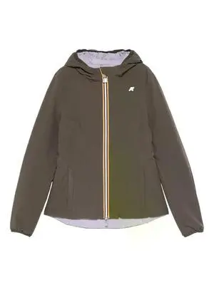 K-WAY Hooded Zip-front Jacket