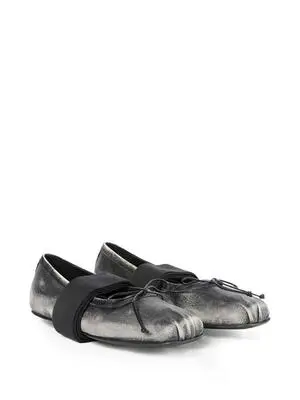 ANN DEMEULEMEESTER Bow-detailing Ballet Flats