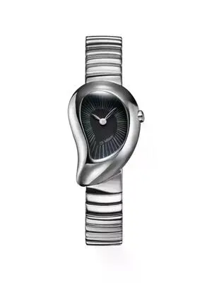 D1 MILANO Asymmetric Timepiece With Stainless Steel Bracelet - Black