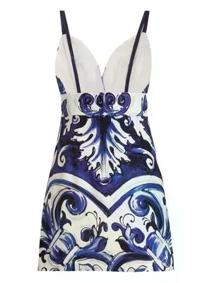 Dolce & Gabbana Majolica Mini Dress