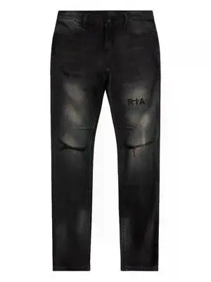RtA Distressed Bootcut Jeans