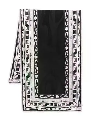 Emilio Pucci Patterned Scarf - Black