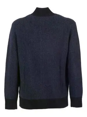 BALLANTYNE Ribbed Wool Cardigan